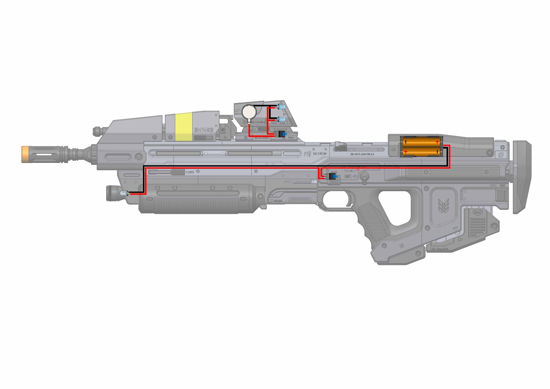 ArtStation - MA40 Assault Rifle - Halo - Printable 3d model - STL files ...