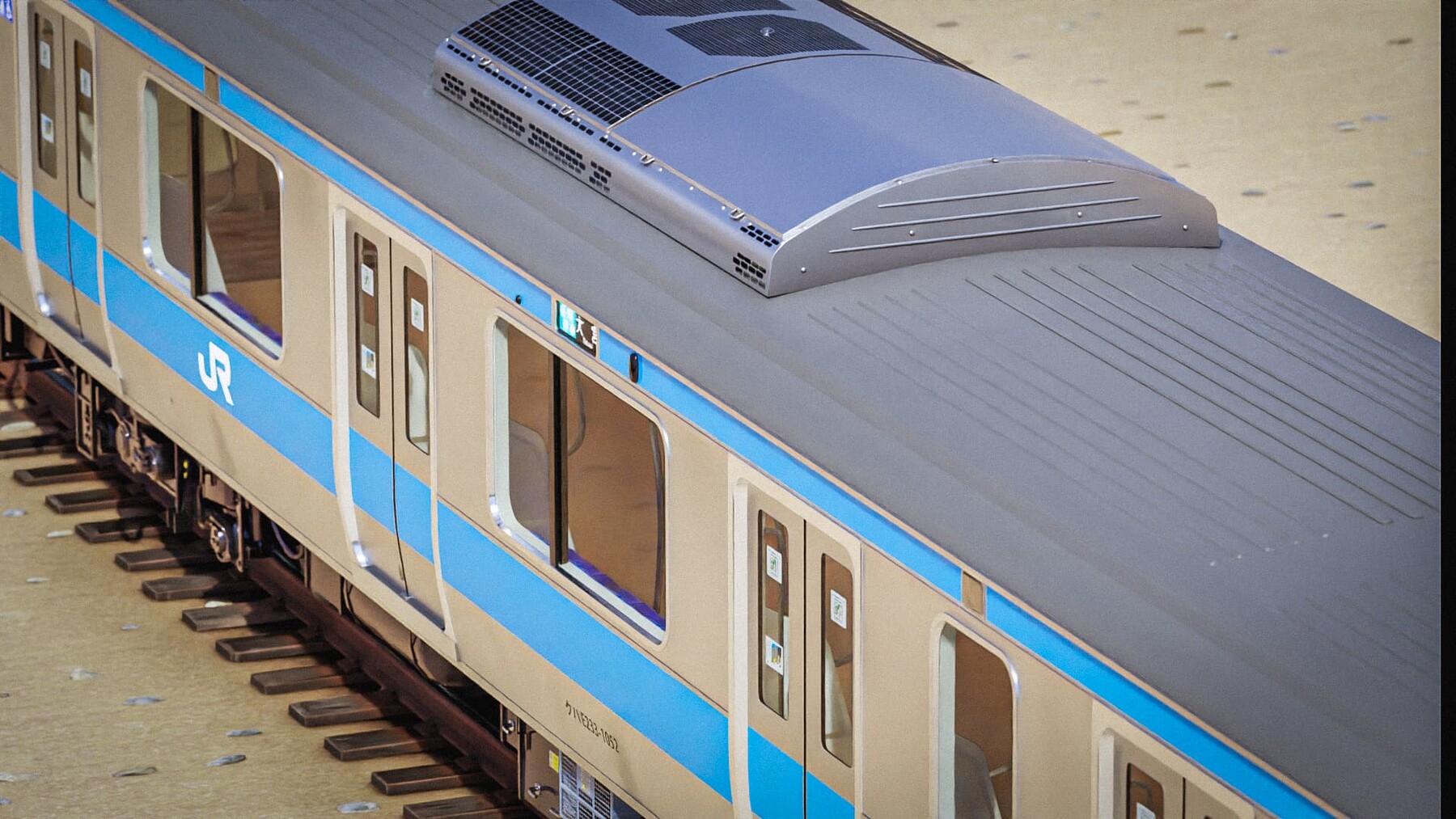 ArtStation - Keihin-Tohoku E233 Series Locomotive - Japanese Train 3D CAD Model | Detailed ...