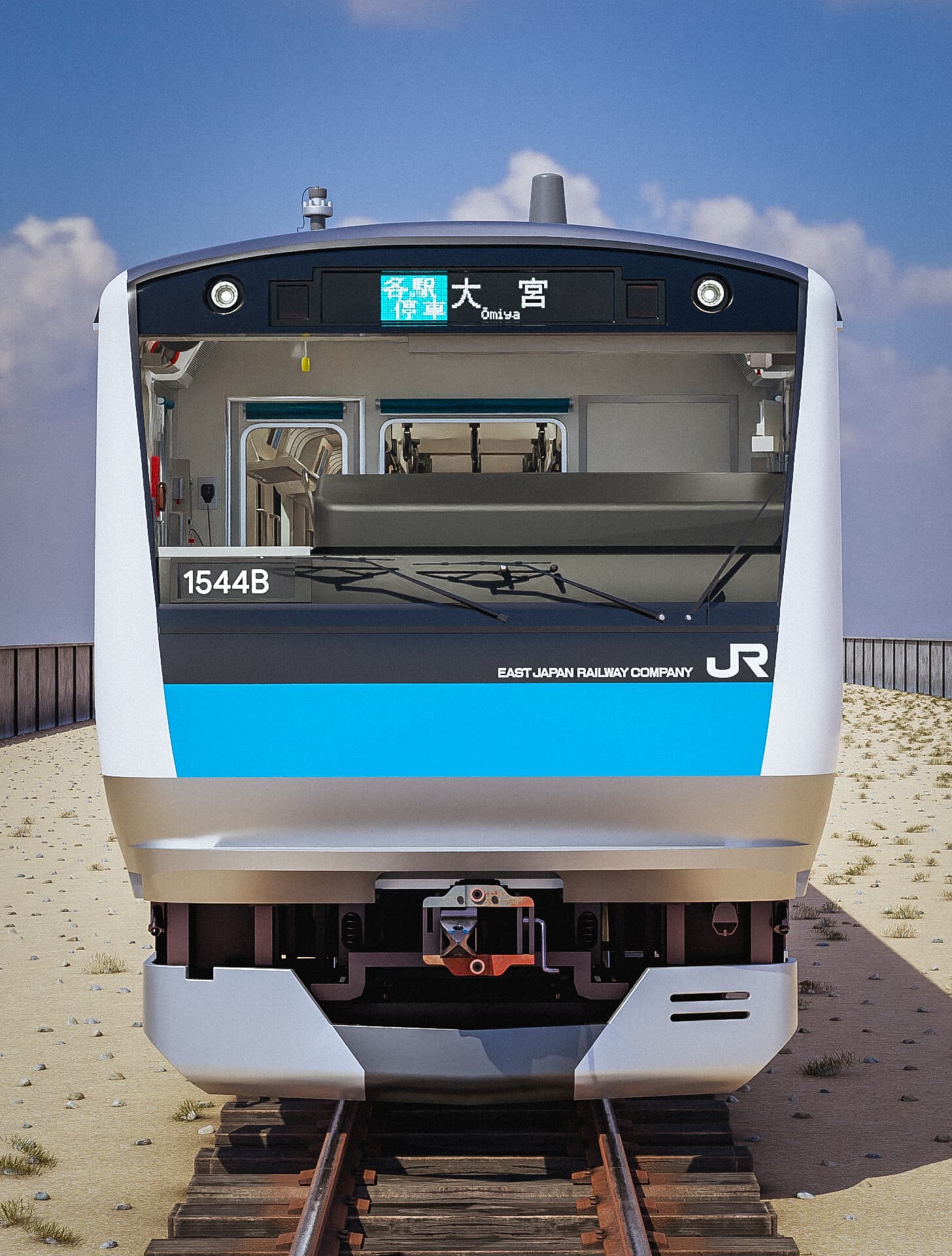 ArtStation - Keihin-Tohoku E233 Series Locomotive - Japanese Train 3D CAD Model | Detailed ...