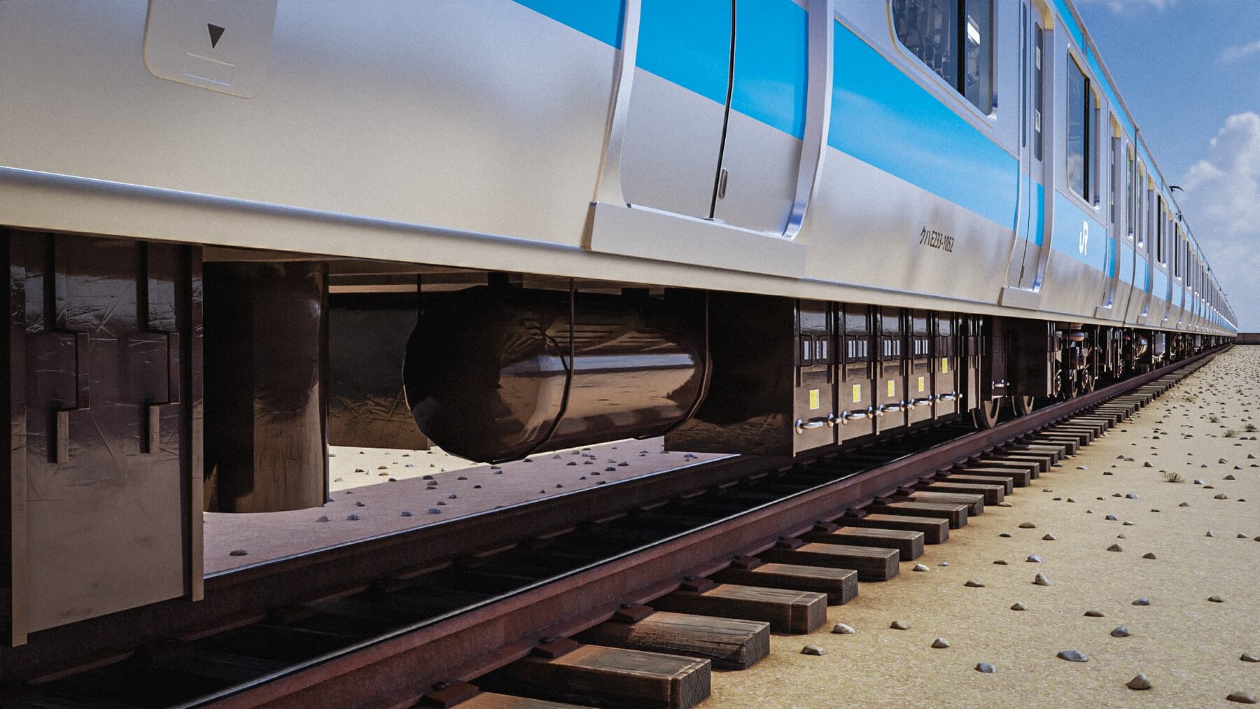 ArtStation - Keihin-Tohoku E233 Series Locomotive - Japanese Train 3D ...