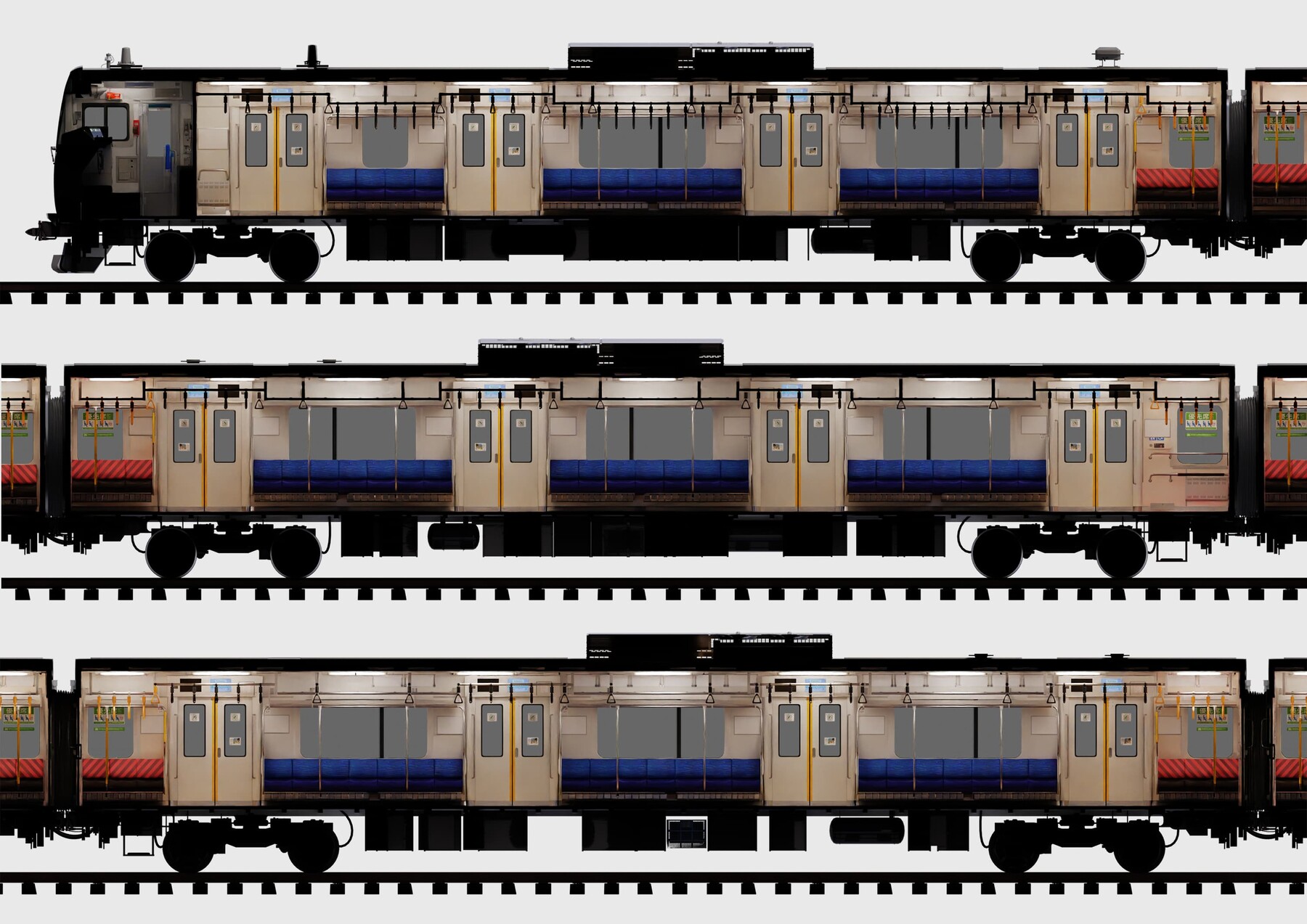 ArtStation - Keihin-Tohoku E233 Series Locomotive - Japanese Train 3D ...