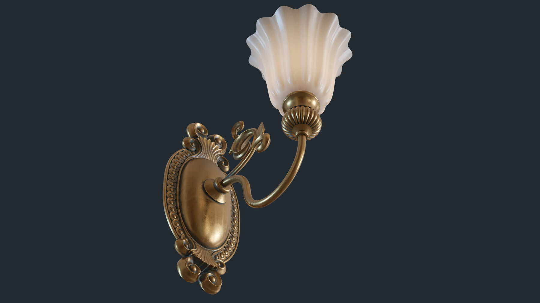ArtStation - A Highly Detailed Ornamental Sconce | Game Assets
