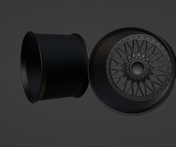 ArtStation - Car tire hub model [free color matching] | Resources