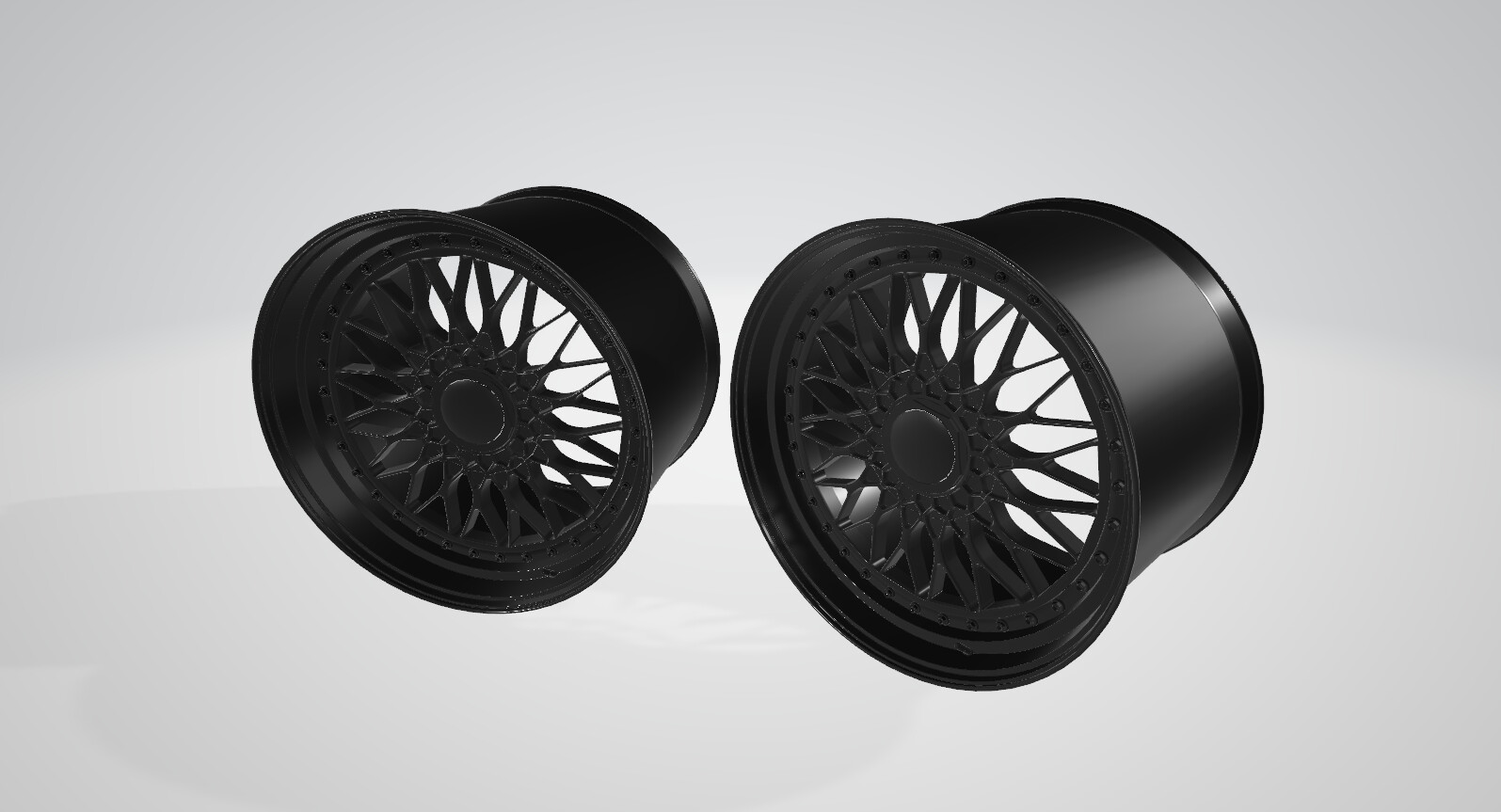 ArtStation - Car tire hub model [free color matching] | Resources