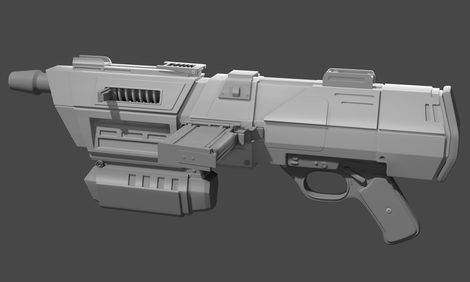 ArtStation - DC17M Republic Commando Blaster Rifle STL | Resources