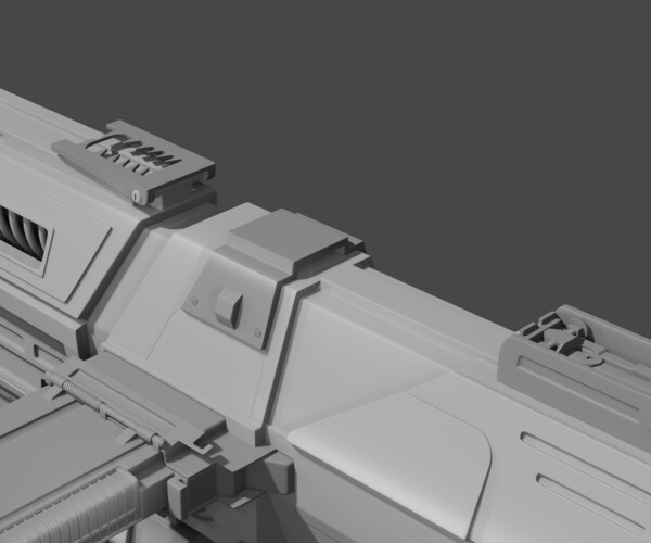 ArtStation - DC17M Republic Commando Blaster Rifle STL | Resources