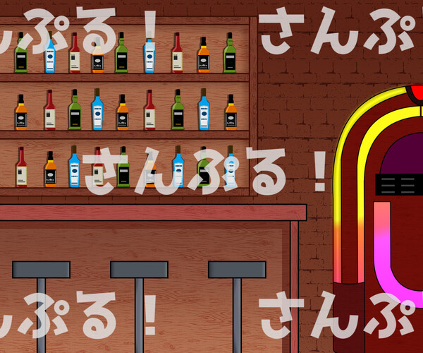 ArtStation - Animated overlay [Jukebox bar] Background/OBS/SLOBS ...