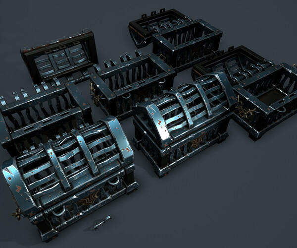 ArtStation - Fantasy chests 2 collection | Game Assets