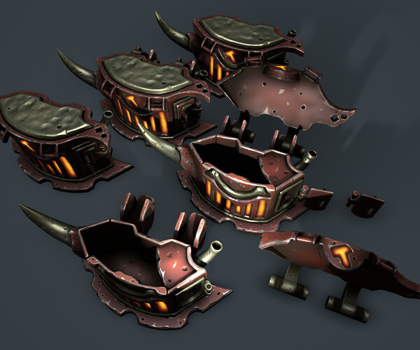 ArtStation - Fantasy chests 2 collection | Game Assets