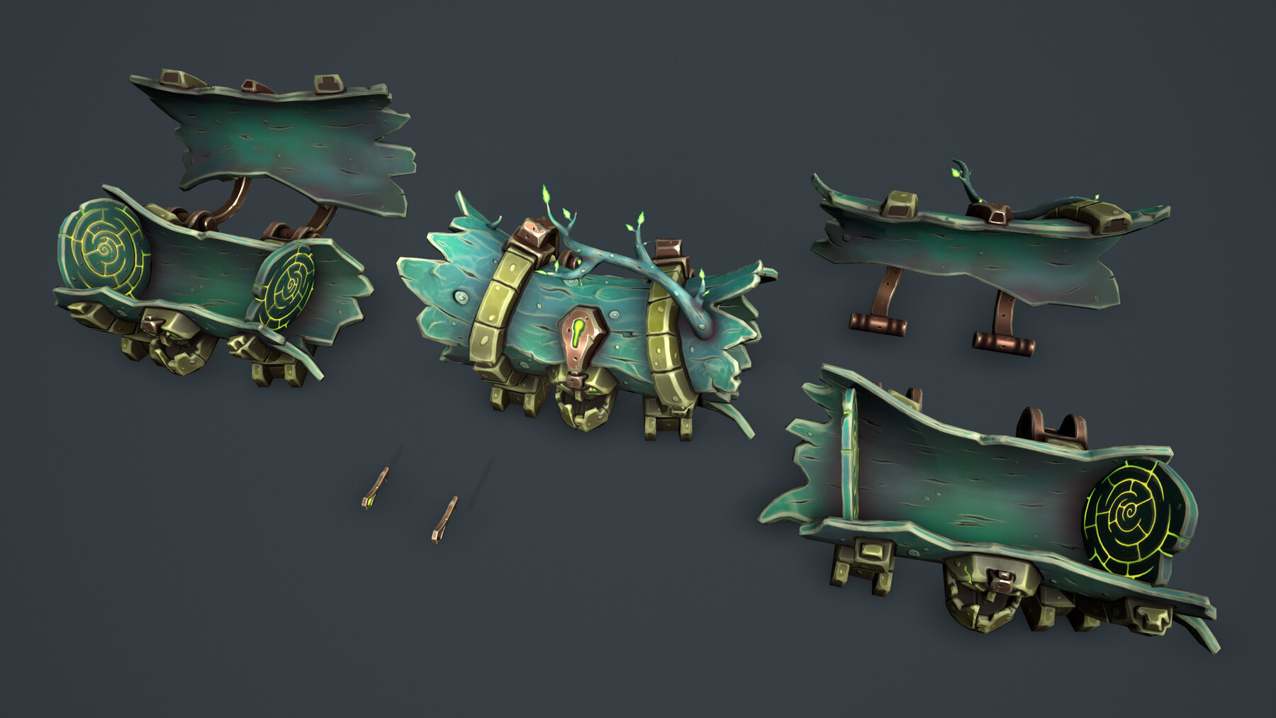 ArtStation - Fantasy chests 2 collection | Game Assets