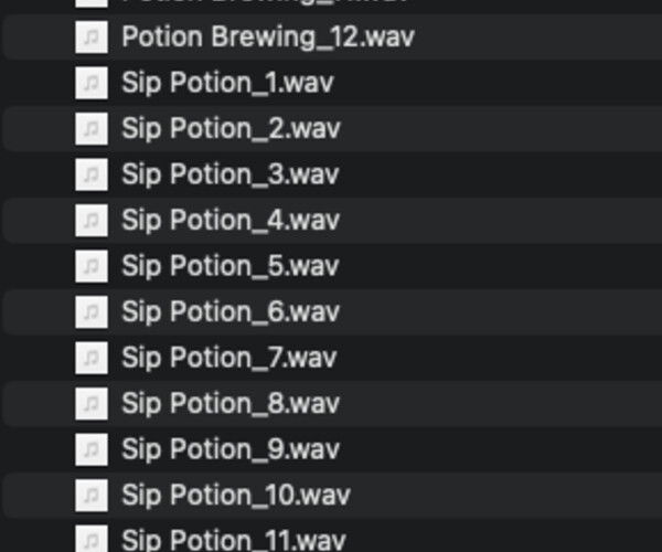 ArtStation - Potion Sound Effects | Game Assets