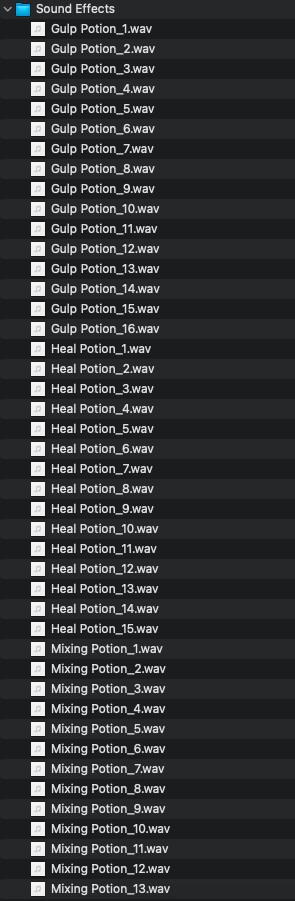 ArtStation - Potion Sound Effects | Game Assets