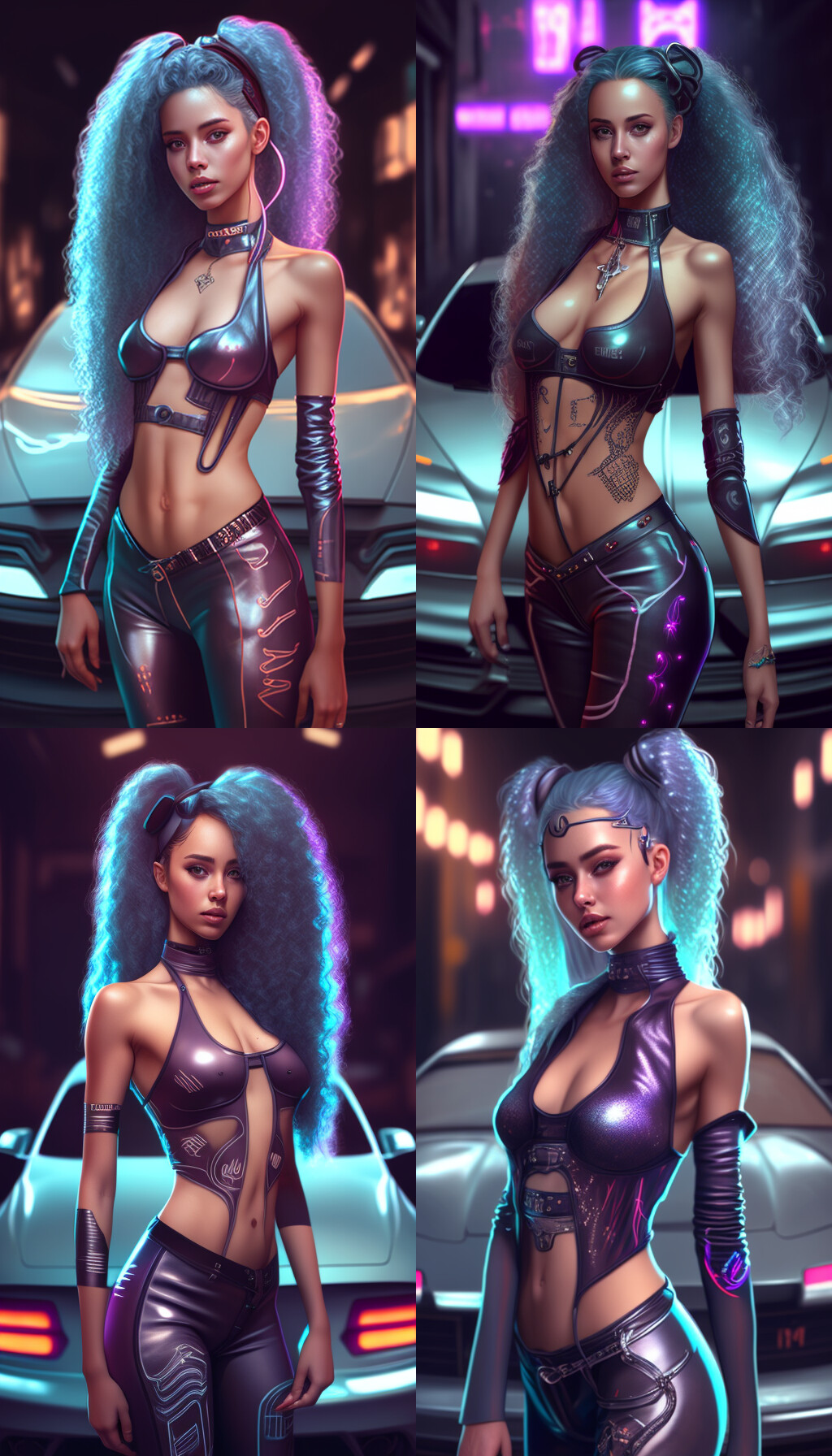 ArtStation - Synthwave Queens Girl (Beta 1) | Artworks
