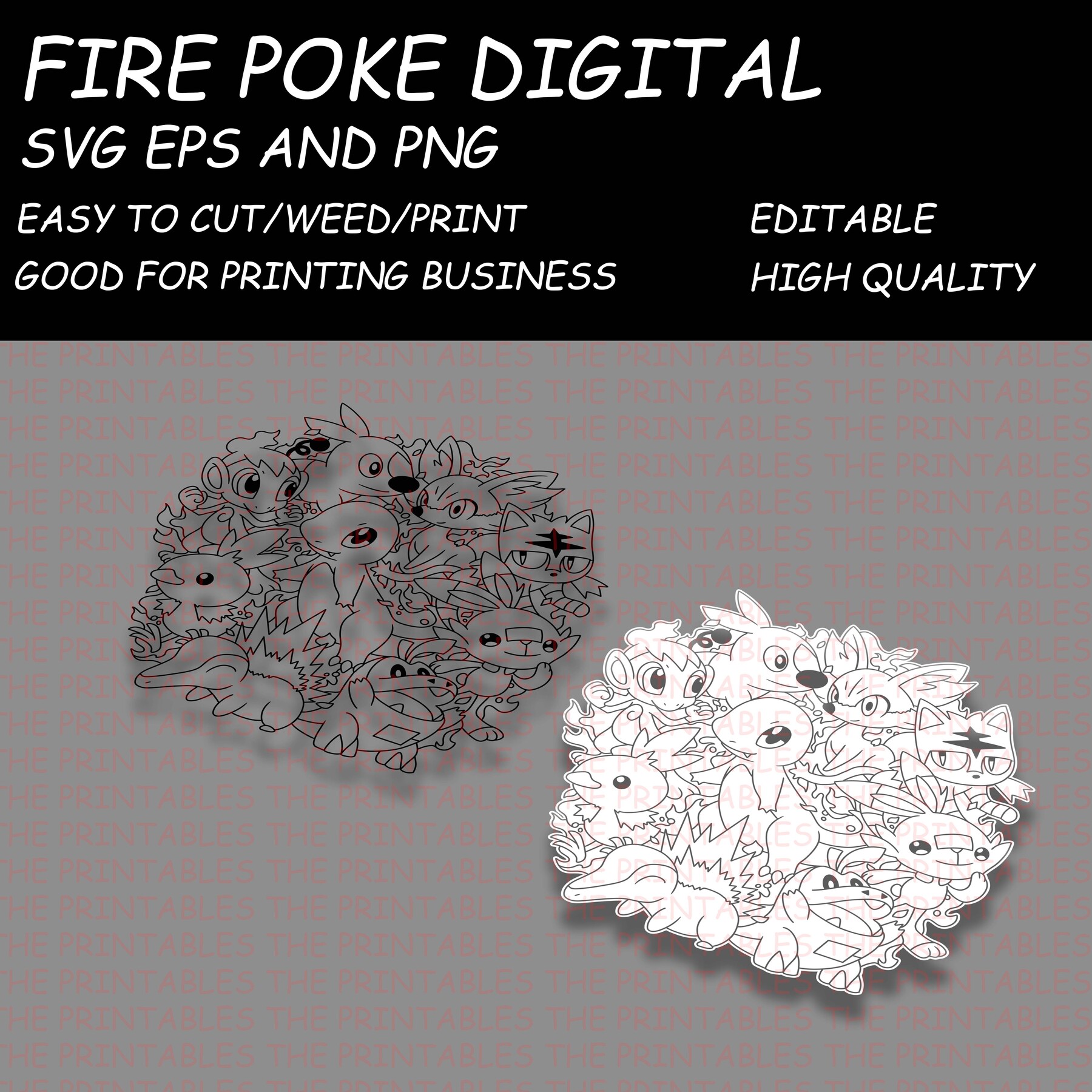 ArtStation - Pokemon Fire Digital File | Artworks