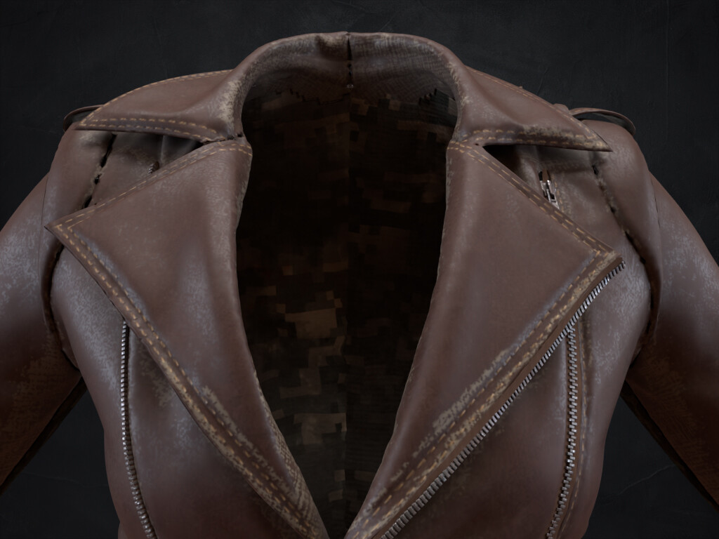 ArtStation - leather jacket | Game Assets