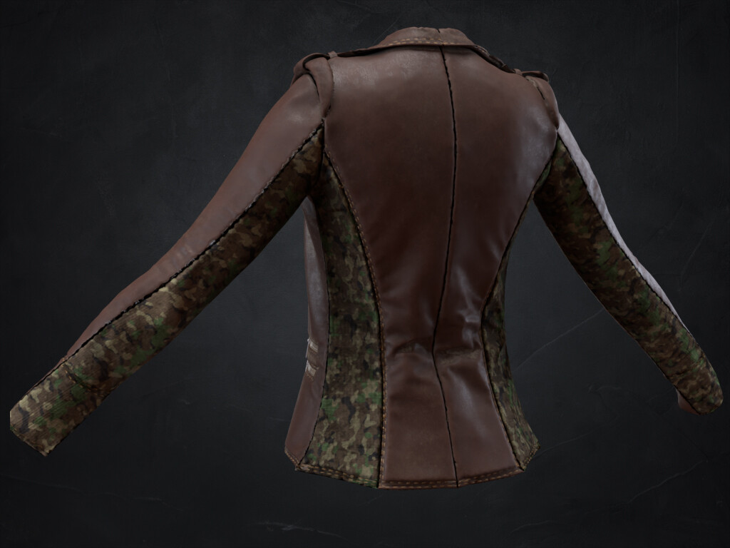 ArtStation - leather jacket | Game Assets