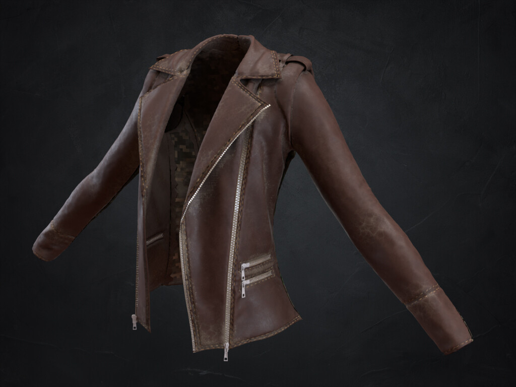 ArtStation - leather jacket | Game Assets