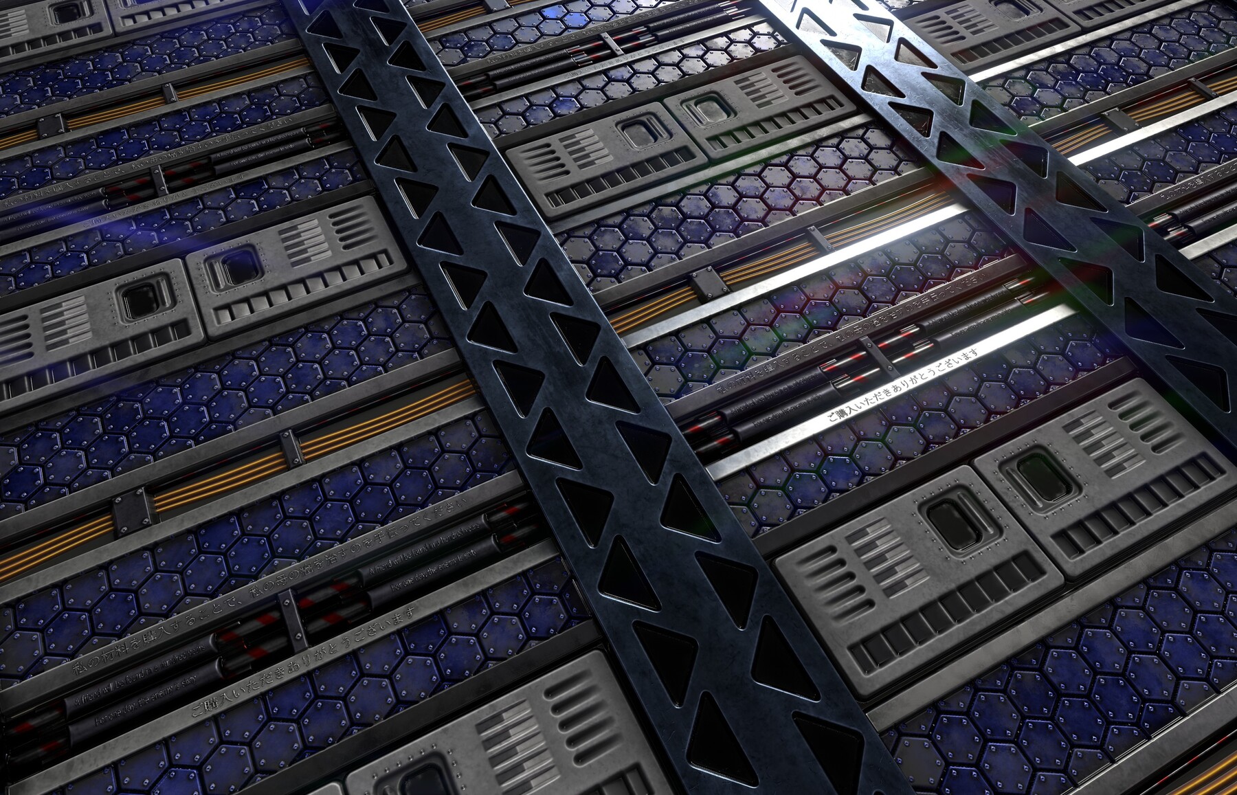 ArtStation - Hard Surface - VOL 01 -SBS & SBsar (sci-fi Pattern) | Game ...