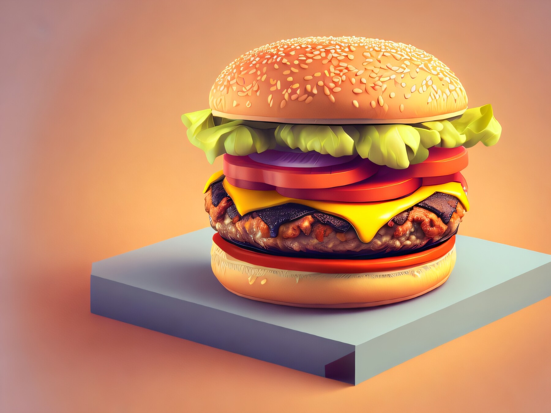 ArtStation - The Ultimate Burger | Artworks