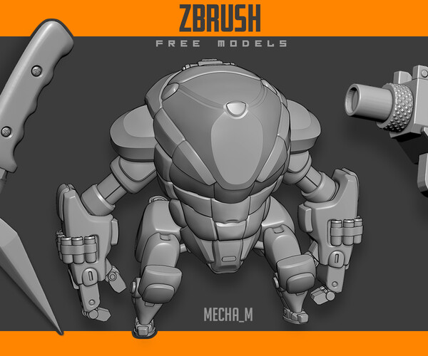 ArtStation - Free ZBrush Models | Resources