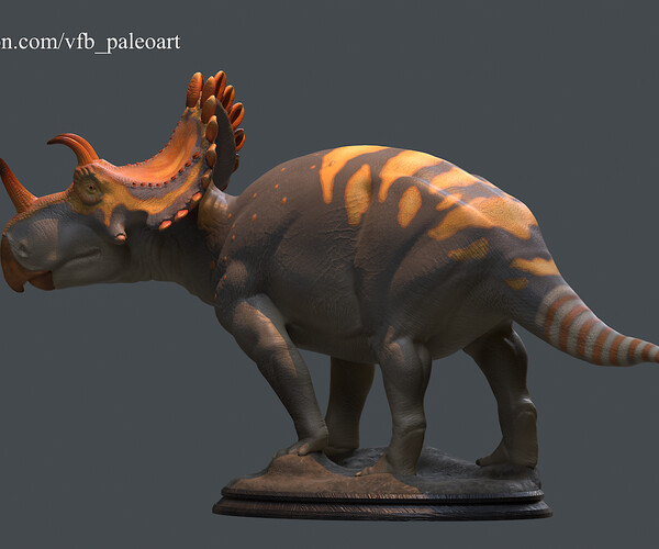 ArtStation - Regaliceratops peterhewsi - Stateu for 3D printing | Resources