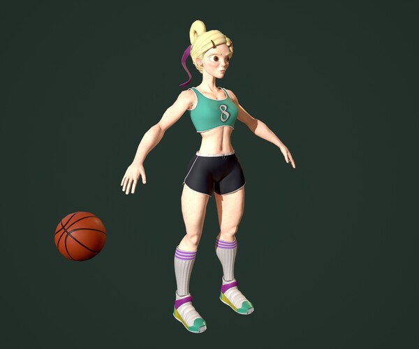 ArtStation - Sports girl | Game Assets
