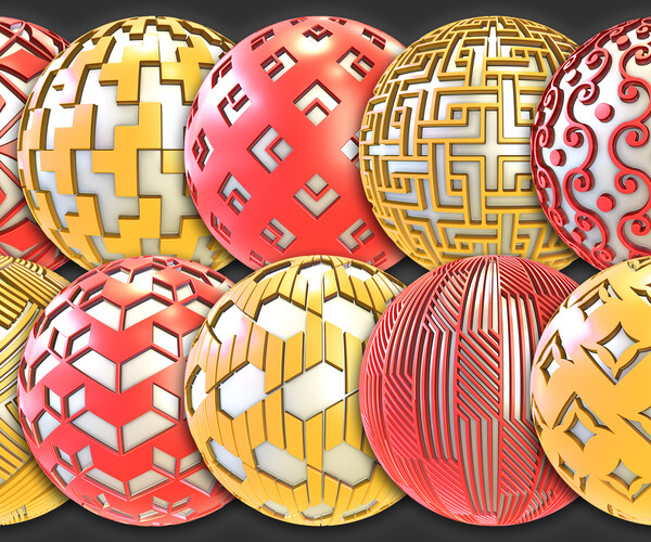 ArtStation - 50 Seamless Pattern + Alpha (4K) Vol 5 | Resources