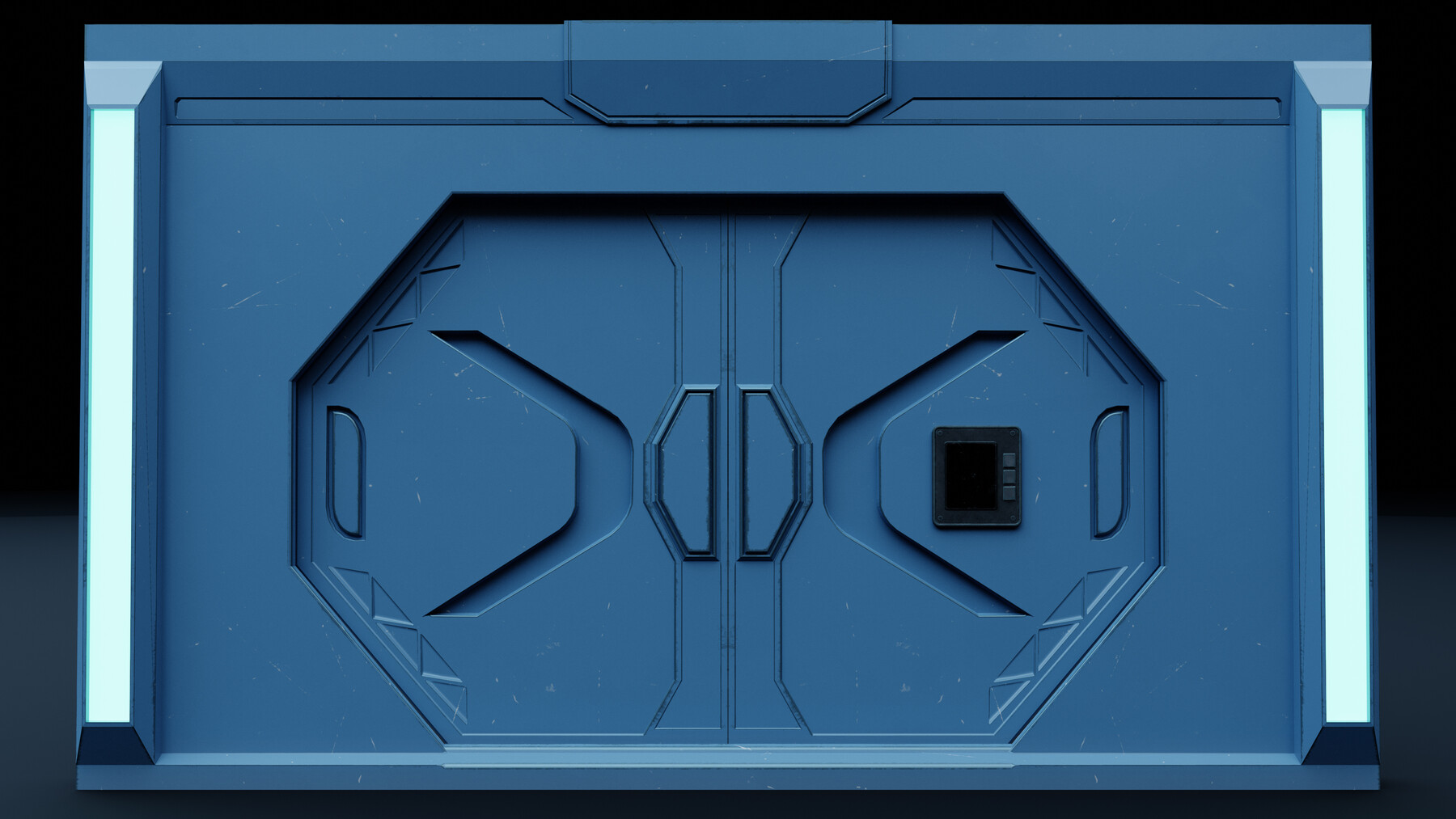ArtStation - Game ready Sci-fi door. | Game Assets