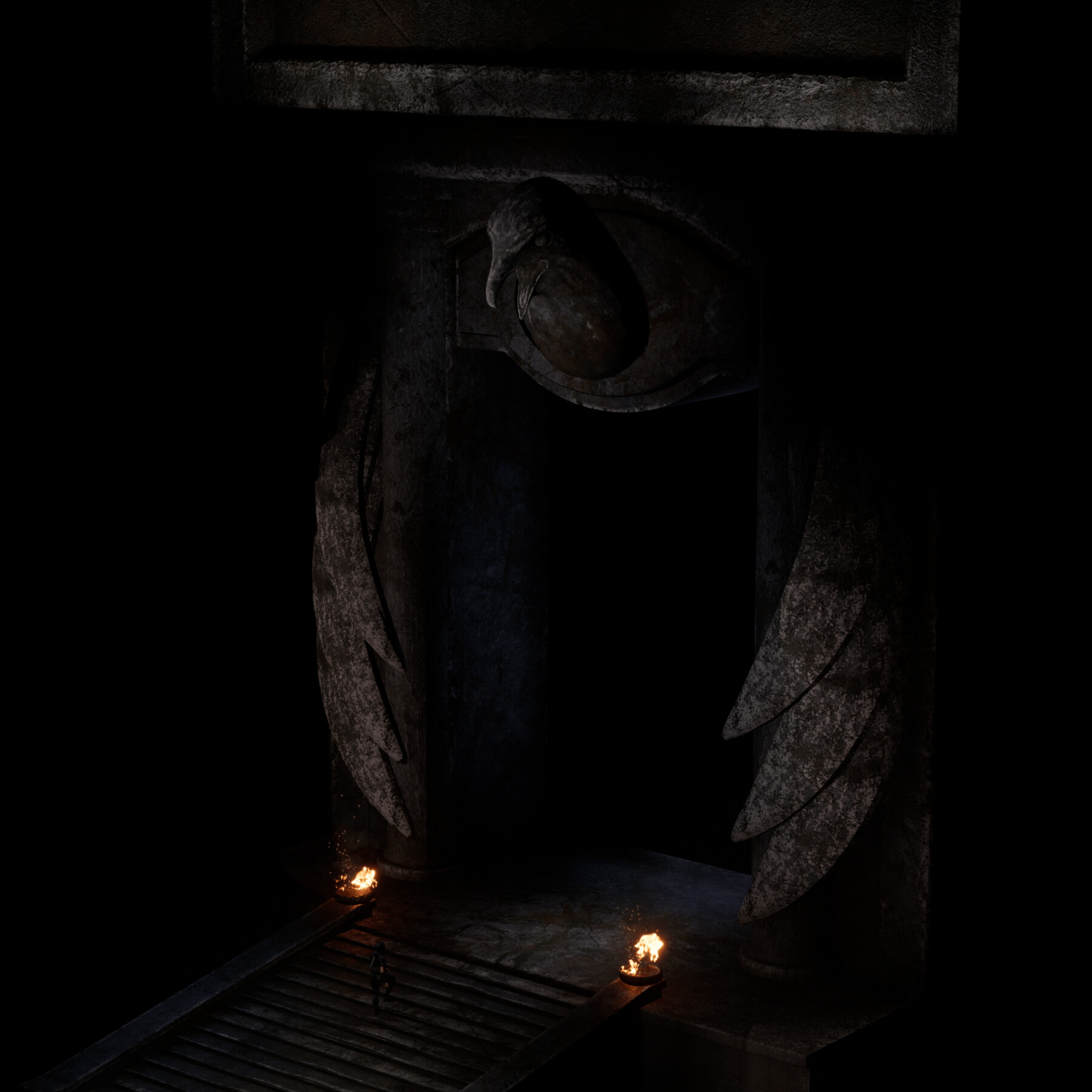 ArtStation - Game ready Ancient Gate. | Game Assets