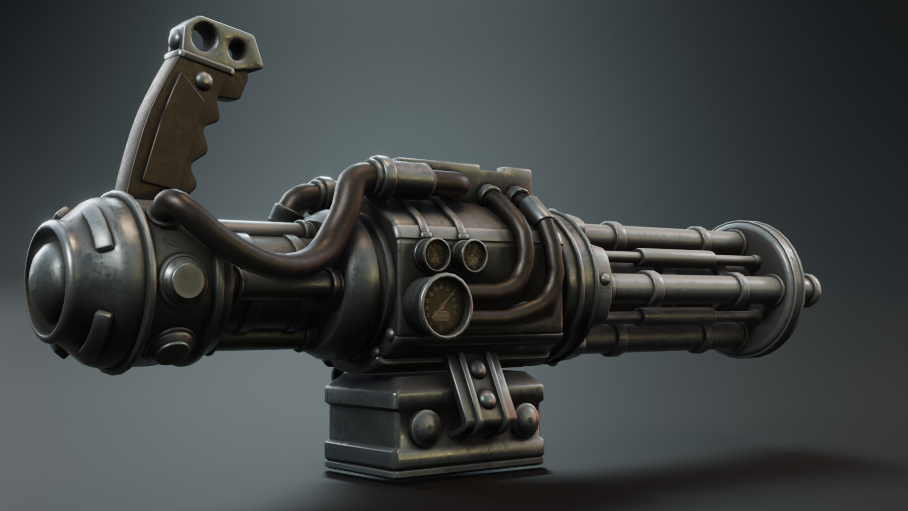 ArtStation - Minigun | Game Assets