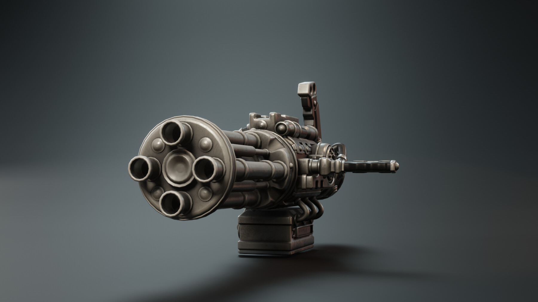 ArtStation - Minigun | Game Assets