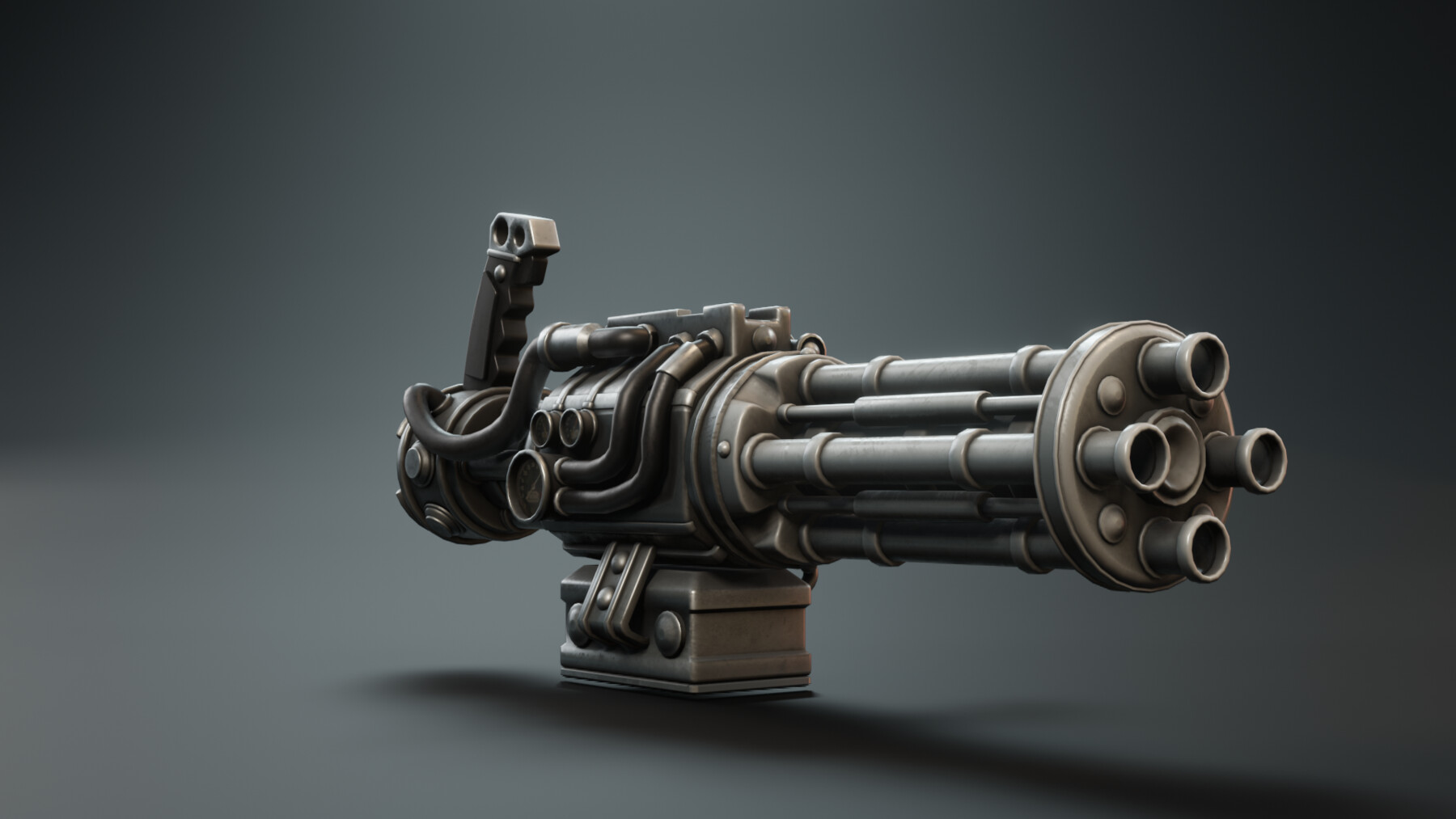 ArtStation - Minigun | Game Assets