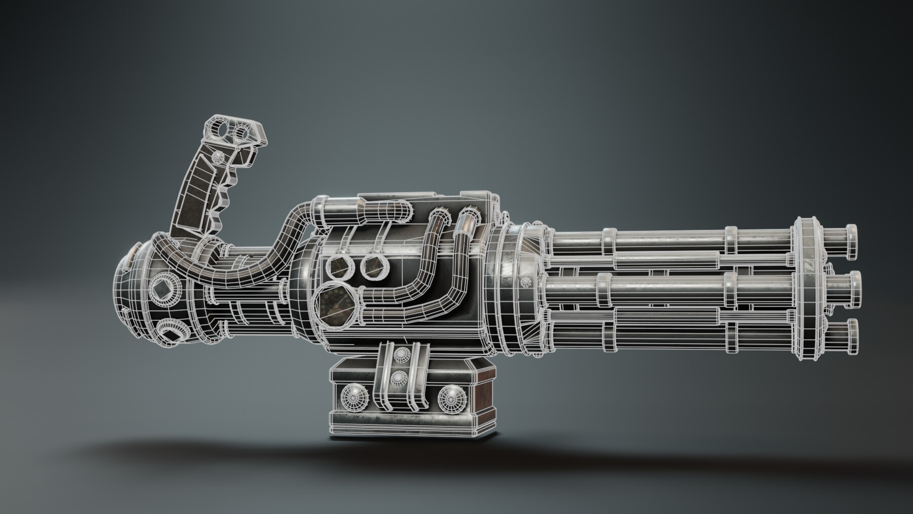 ArtStation - Minigun | Game Assets
