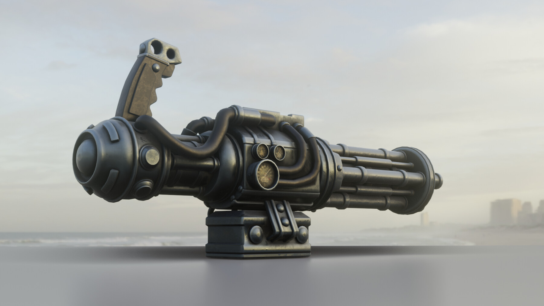 ArtStation - Minigun | Game Assets