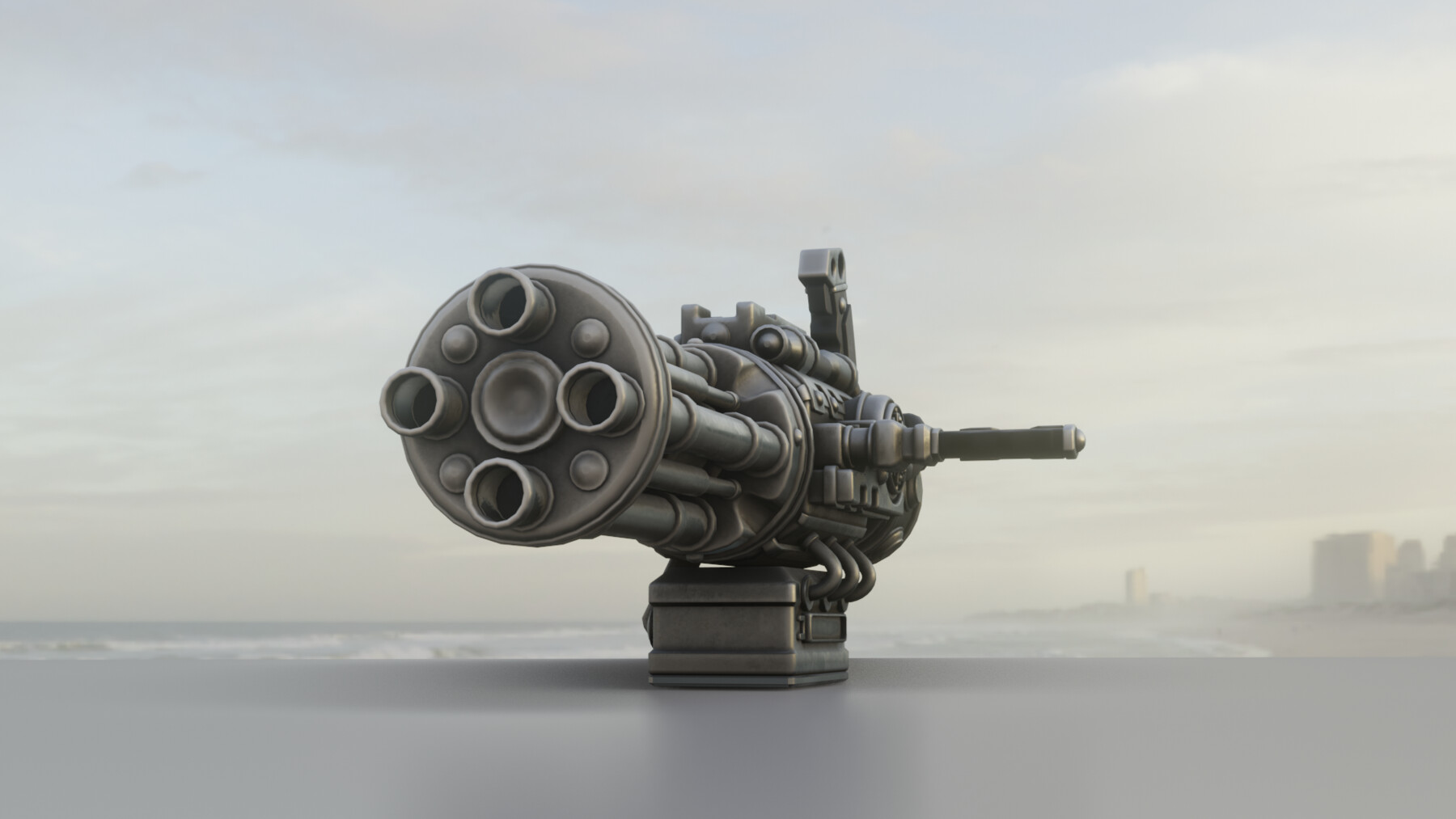 ArtStation - Minigun | Game Assets