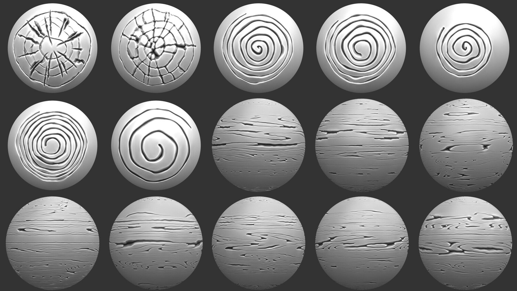 ArtStation - 40 Stylized Wood Alpha | Brushes