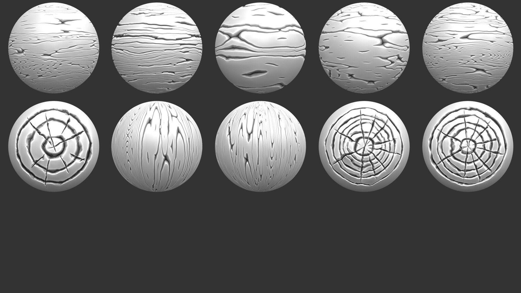 ArtStation - 40 Stylized Wood Alpha | Brushes