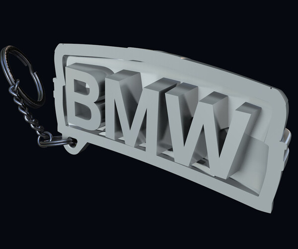 ArtStation - BMW e30 Mascot, Keychain, Keyring STL file 3D print. (v1 ...