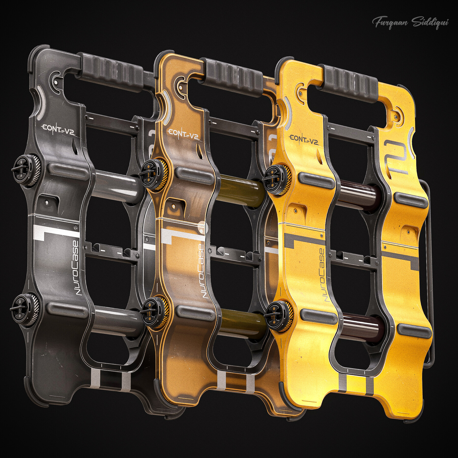 ArtStation - Sci-fi Container V2 PBR | Game Assets