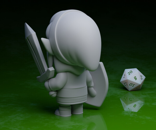 ArtStation - Link - Link’s Awakening - 3D Ready to Print | Resources