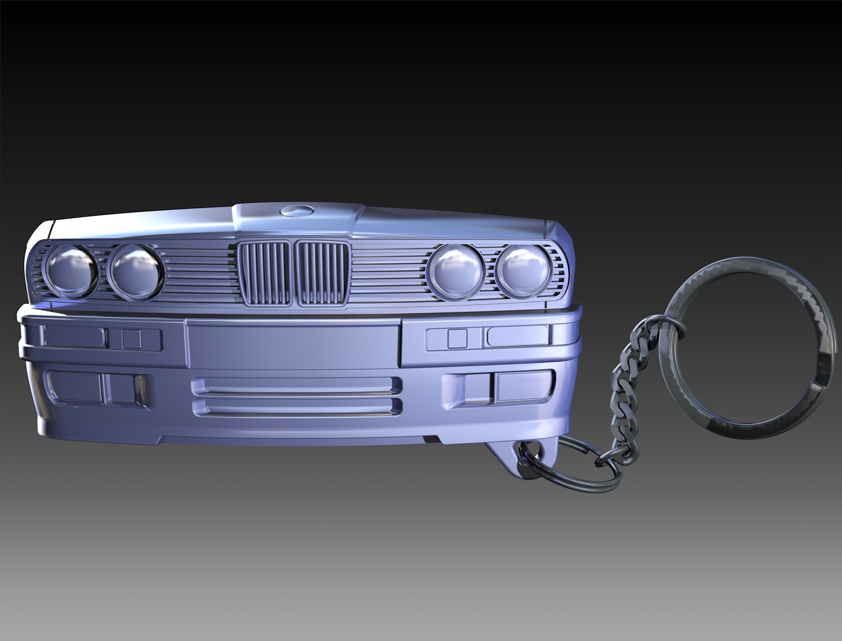 ArtStation - BMW e30 Mascot, Keychain, Keyring STL file 3D print. (v2 ...