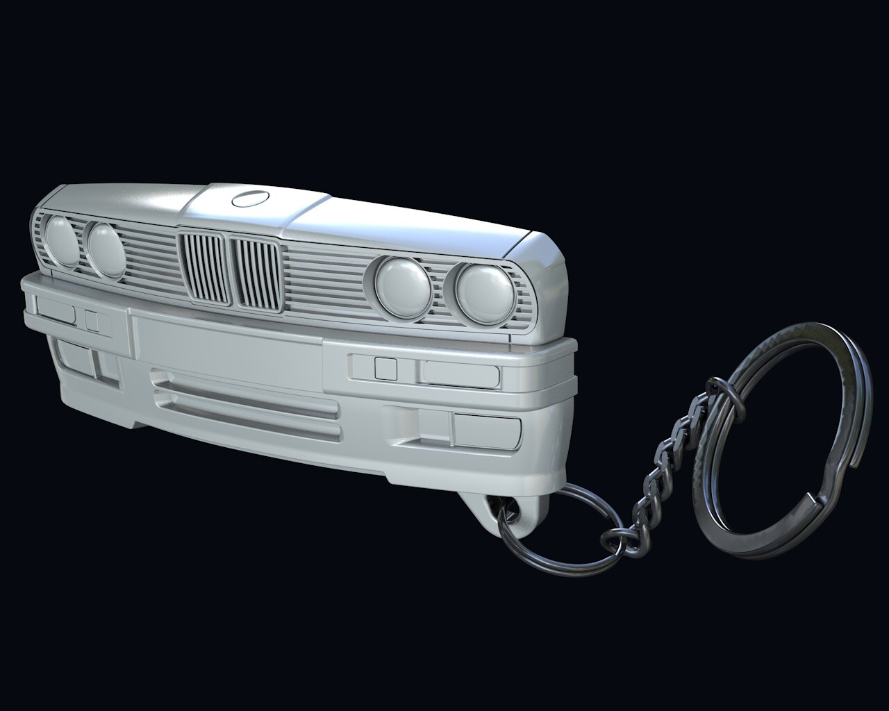 ArtStation - BMW e30 Mascot, Keychain, Keyring STL file 3D print. (v2 ...