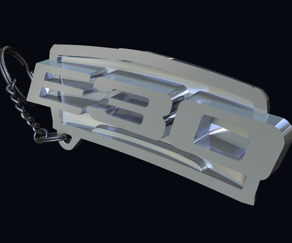 ArtStation - BMW e30 Mascot, Keychain, Keyring STL file 3D print. (v3 ...