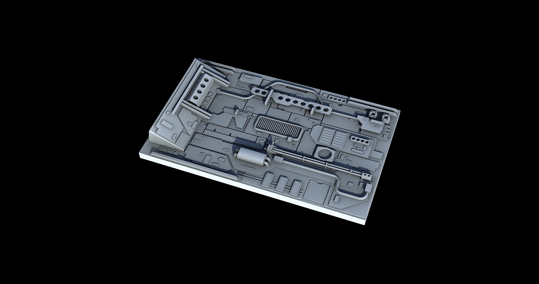 ArtStation - Sci-Fi KitBash and Props Pack (Part two) | Resources