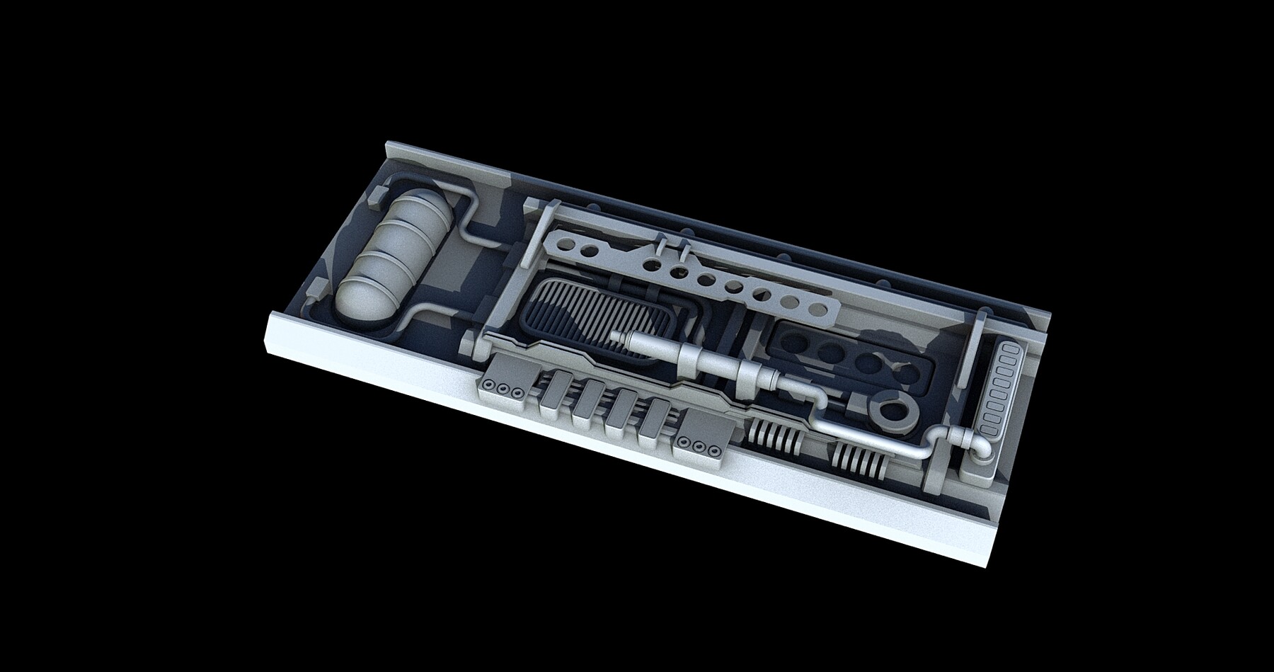 ArtStation - Sci-Fi KitBash and Props Pack (Part two) | Resources