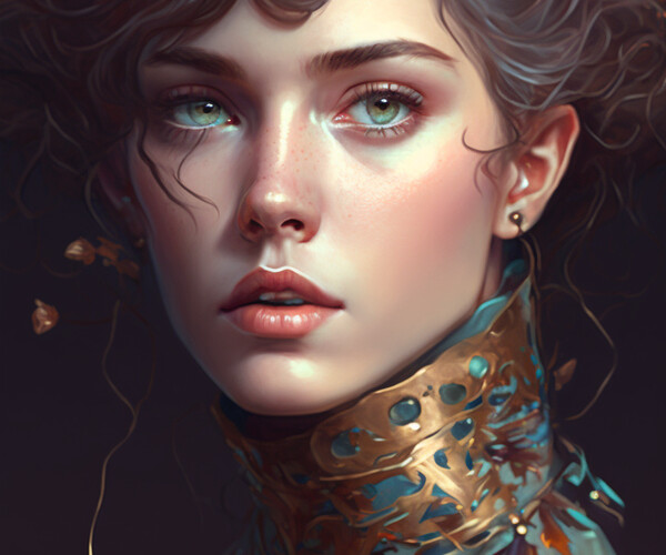 ArtStation - Beautiful woman: SERIES : LIMITED COLLECTION | Artworks