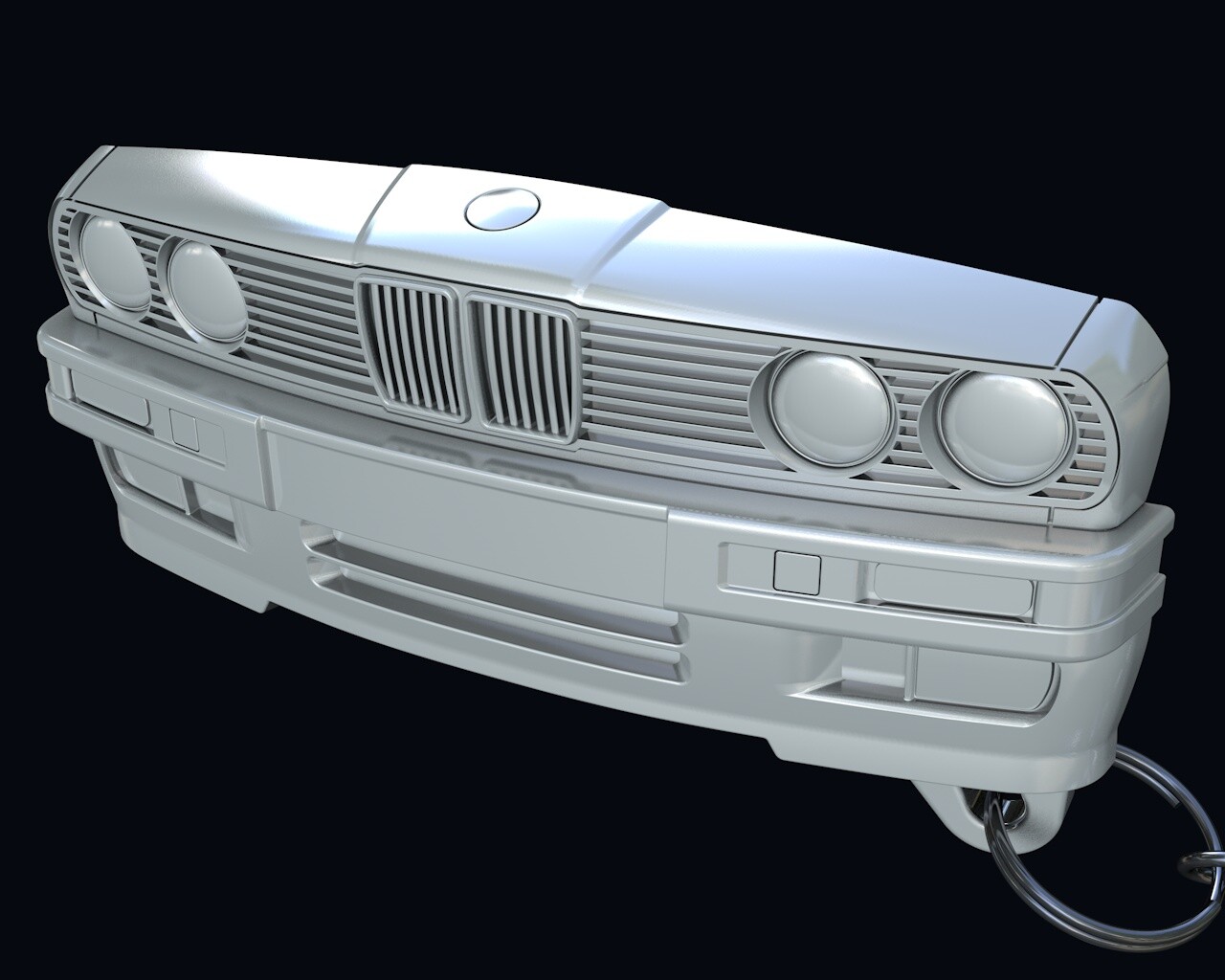 ArtStation - BMW e30 Mascot, Keychain, Keyring STL file 3D print. (v4 ...