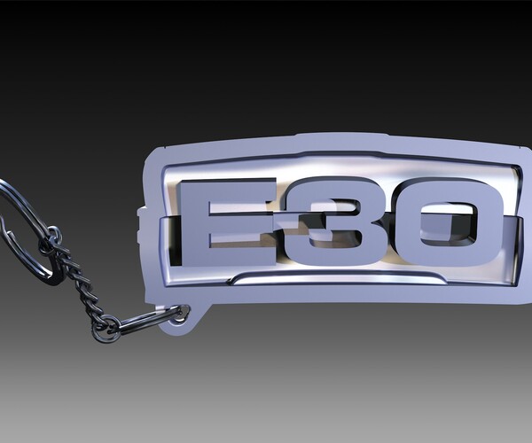 ArtStation - BMW e30 Mascot, Keychain, Keyring STL file 3D print. (v4 ...