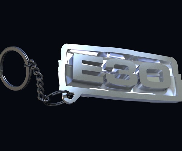 ArtStation - BMW e30 Mascot, Keychain, Keyring STL file 3D print. (v4 ...