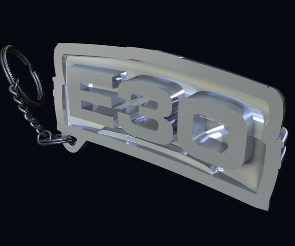 ArtStation - BMW e30 Mascot, Keychain, Keyring STL file 3D print. (v4 ...